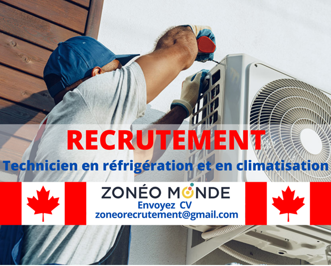 Technicien en réfrigération et en climatisation - Zonéo Monde